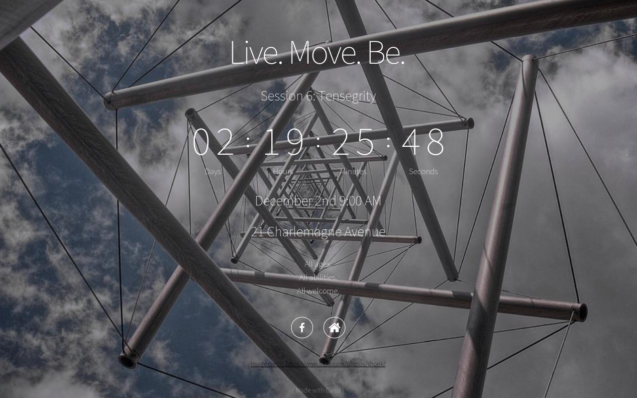 Live. Move. Be.